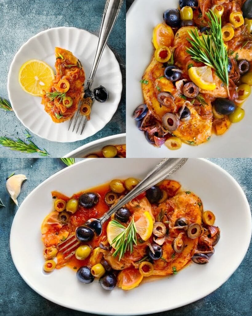 Quick Med Chicken With Olives Recipe - EASY RECIPES