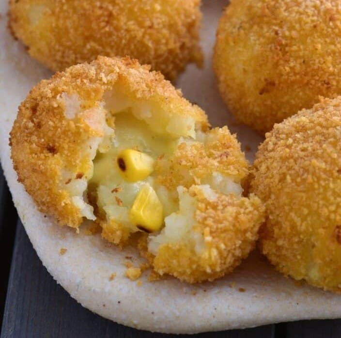Air fried Potato cheese balls recipe - Techiecycle