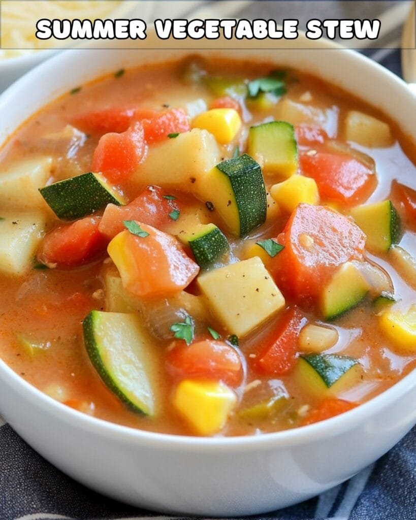 Summer Vegetable Stew - EASY RECIPES