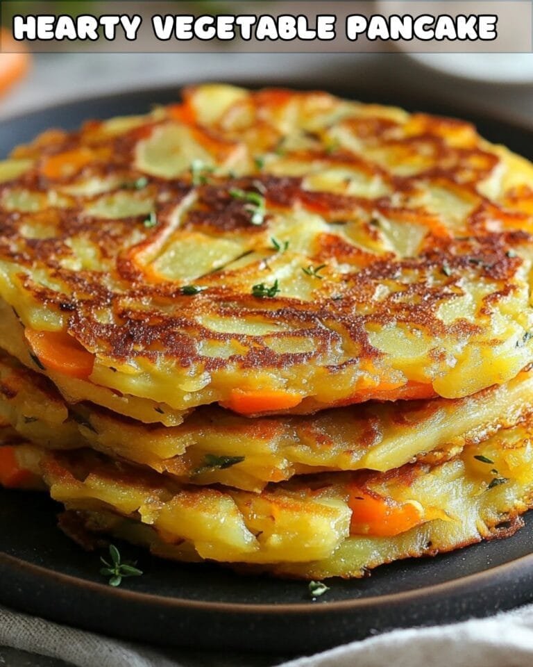 Hearty Vegetable Pancake - EASY RECIPES