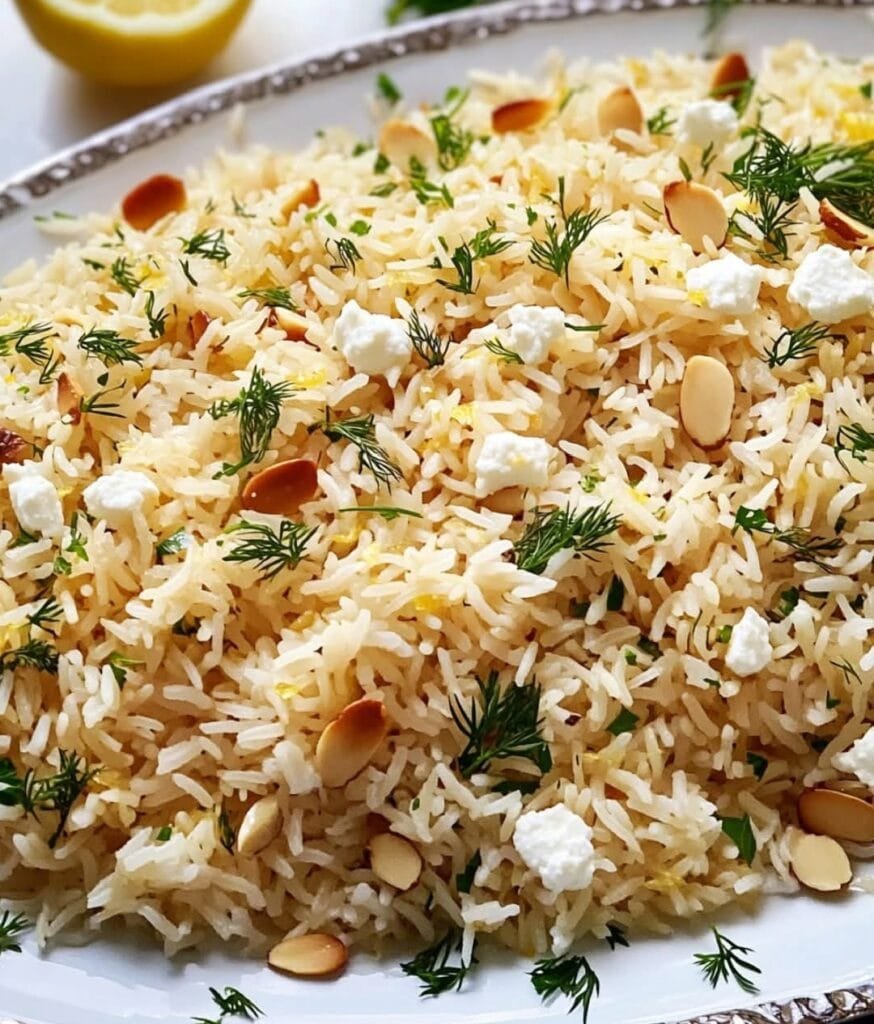 Mediterranean Lemon Dill Rice Recipe - EASY RECIPES