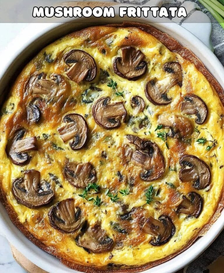 Mushroom Frittata Recipe - EASY RECIPES