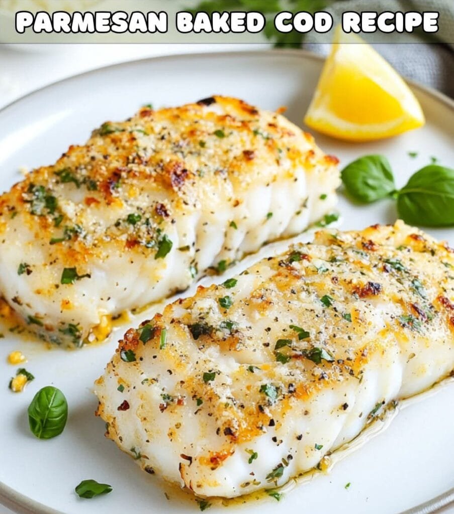 Parmesan Baked Cod Recipe - EASY RECIPES
