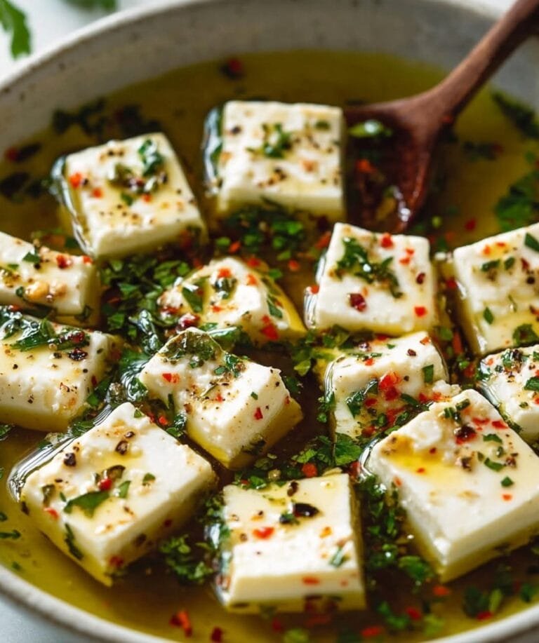 Marinated Feta Cheese with Herbs recipe - EASY RECIPES