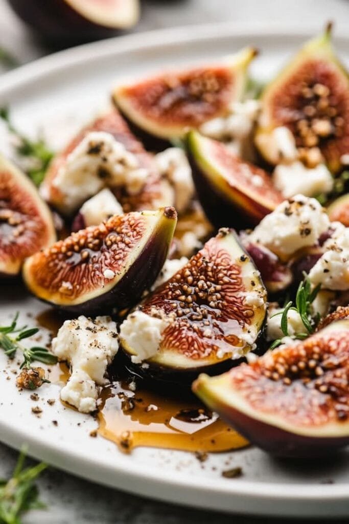 Figs with Greek Feta - EASY RECIPES