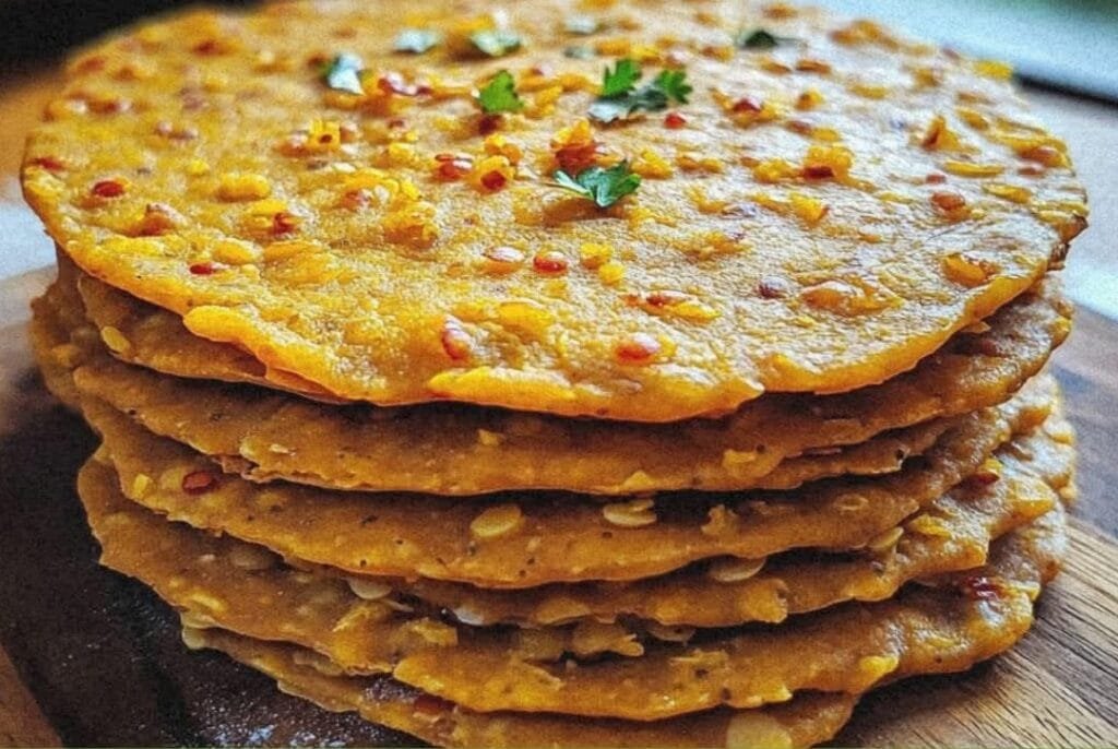Golden red lentil flat bread - EASY RECIPES