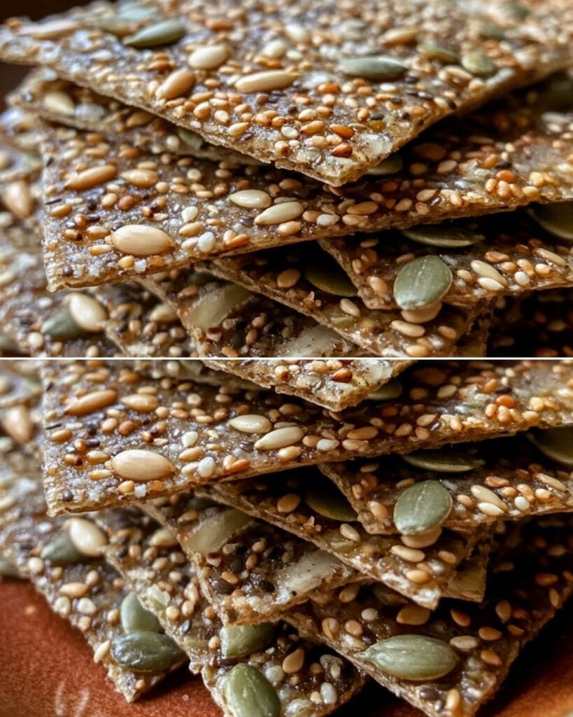 Homemade Multi-Seed Crackers Recipe - EASY RECIPES