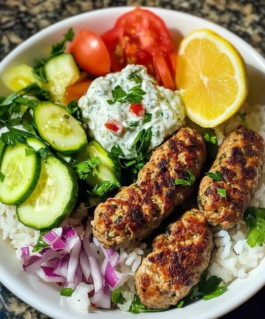 Mediterranean Kofta Bowl Recipe - EASY RECIPES