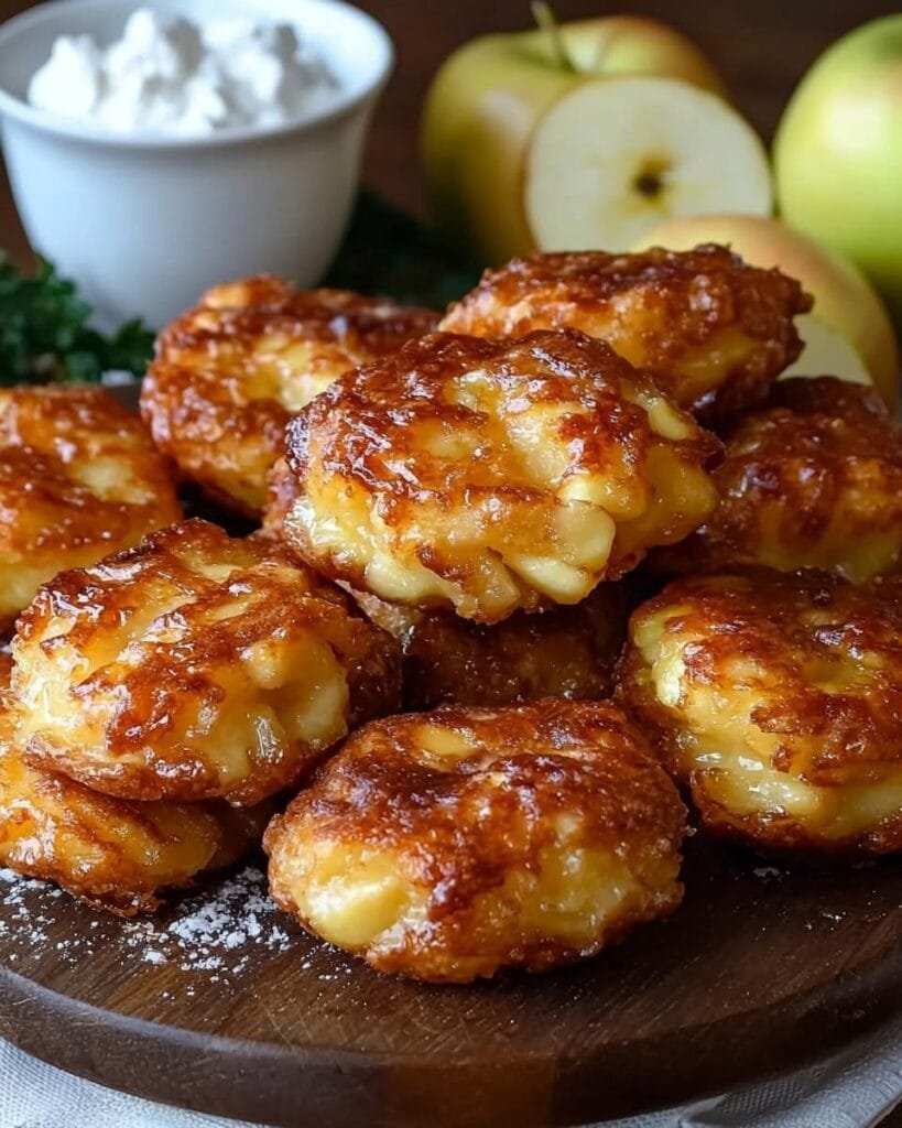 Mediterranean baked apple fritters - EASY RECIPES