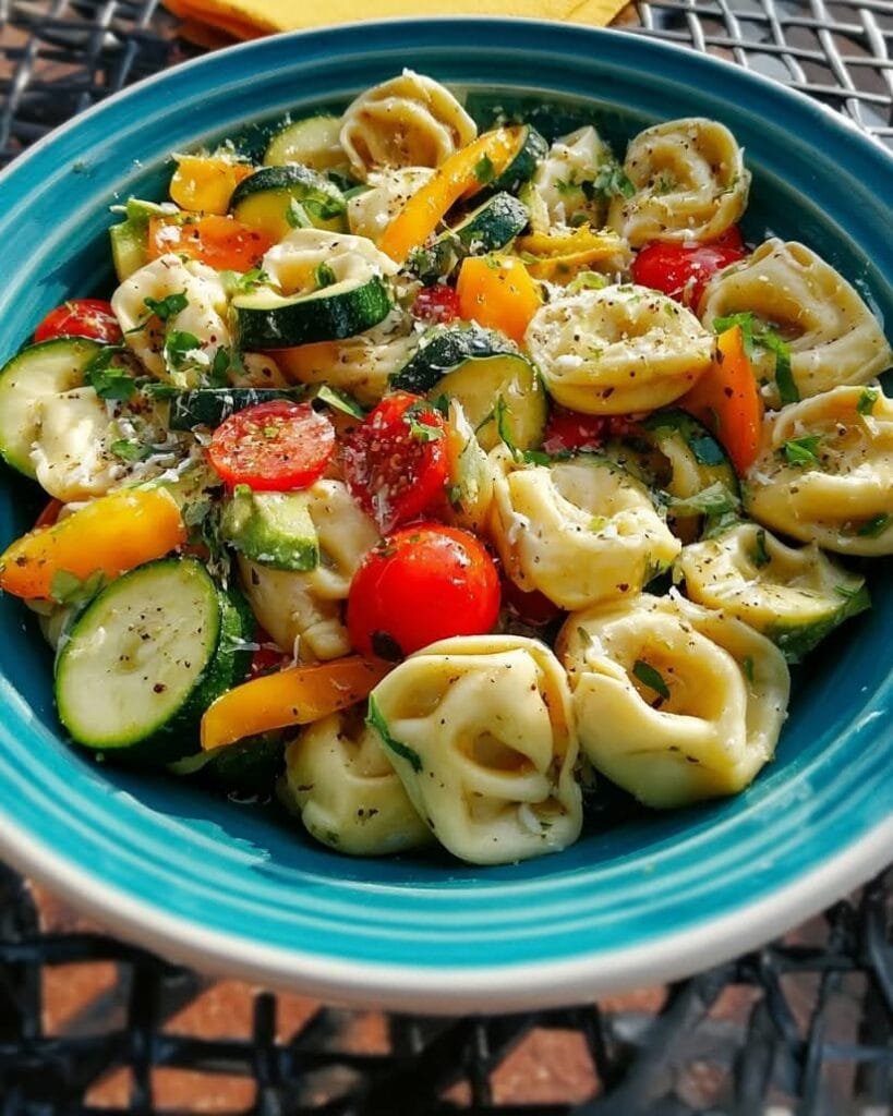 Tortellini with Summer Vegetables - EASY RECIPES