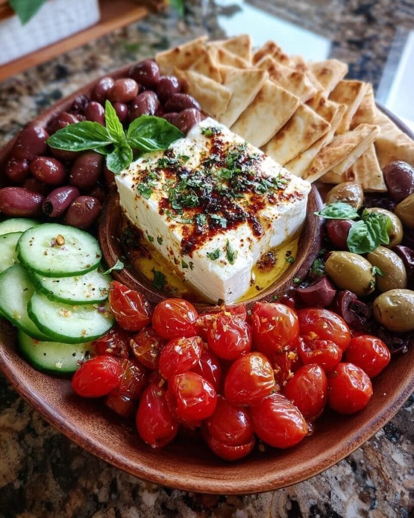 Mediterranean Feta Platter - EASY RECIPES