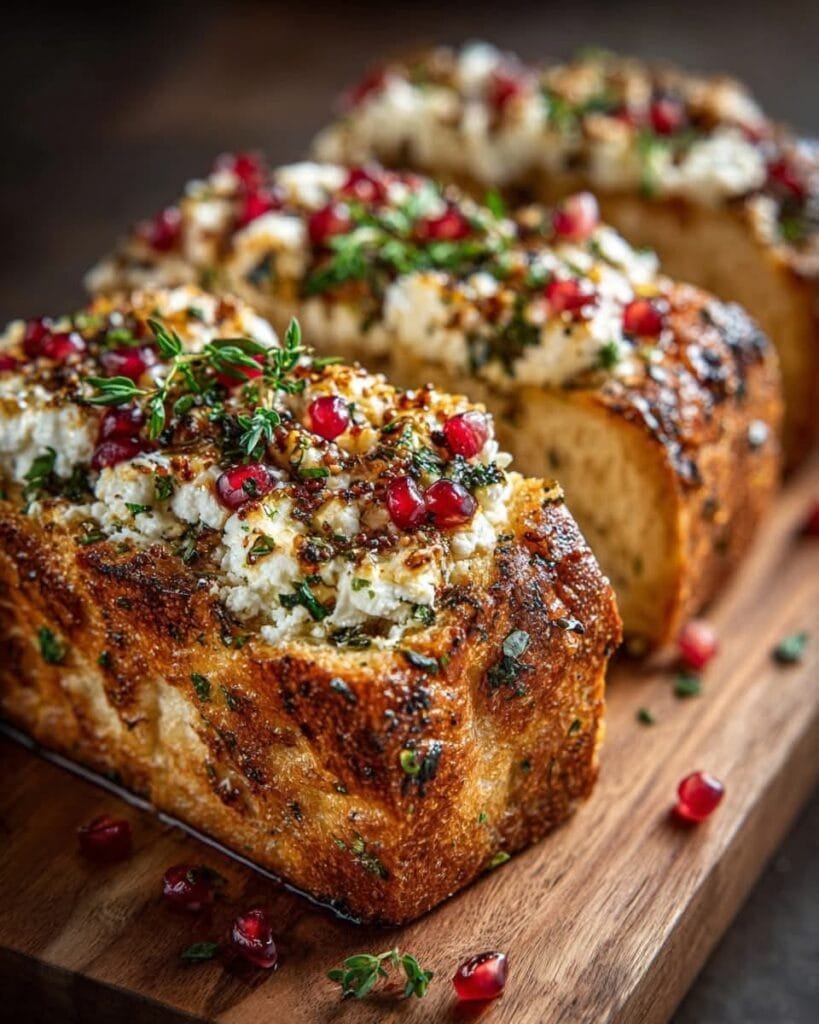 Rustic Mediterranean Bread with Hot Honey Feta - EASY RECIPES