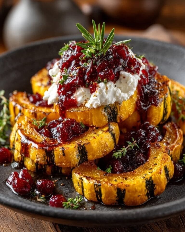 Mediterranean Caramelized Delicata Squash with Ricotta & Hot Honey ...