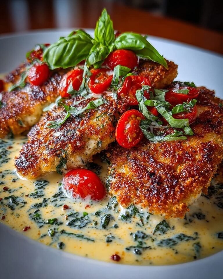 Mediterranean Italian Basil Chicken Cutlets with Tomato and Creamy ...