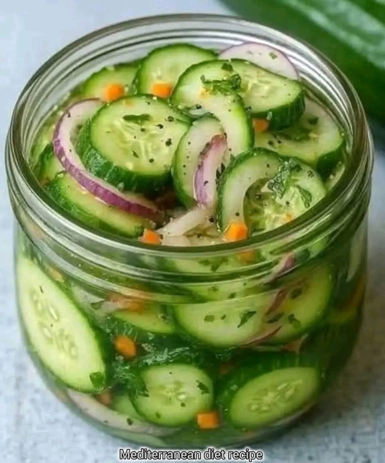 Fresh Pickled Cucumber Salad (2-Month Fridge Pickles) - EASY RECIPES
