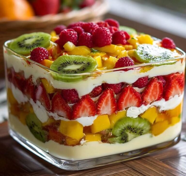 Layered Fruit Trifle - EASY RECIPES