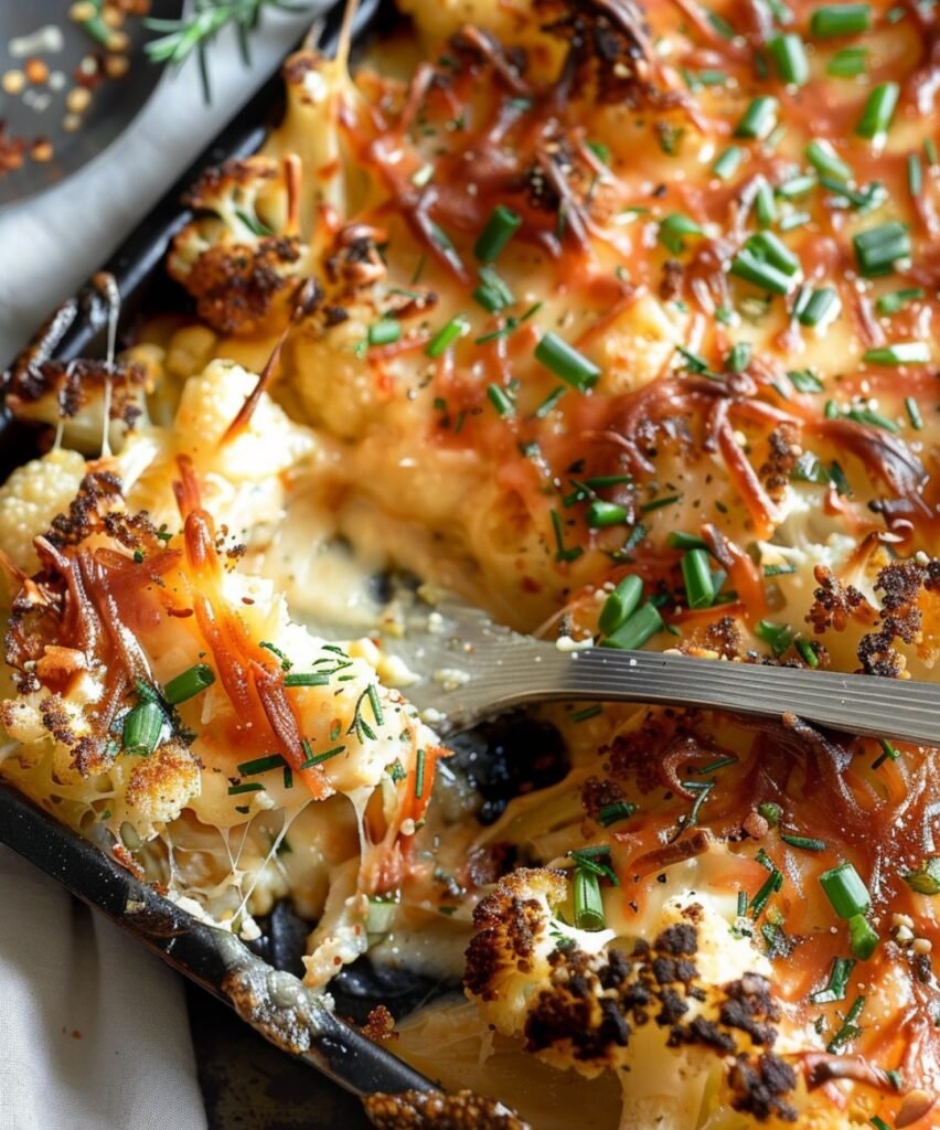 Crispy and cheesy smashed cauliflower - EASY RECIPES