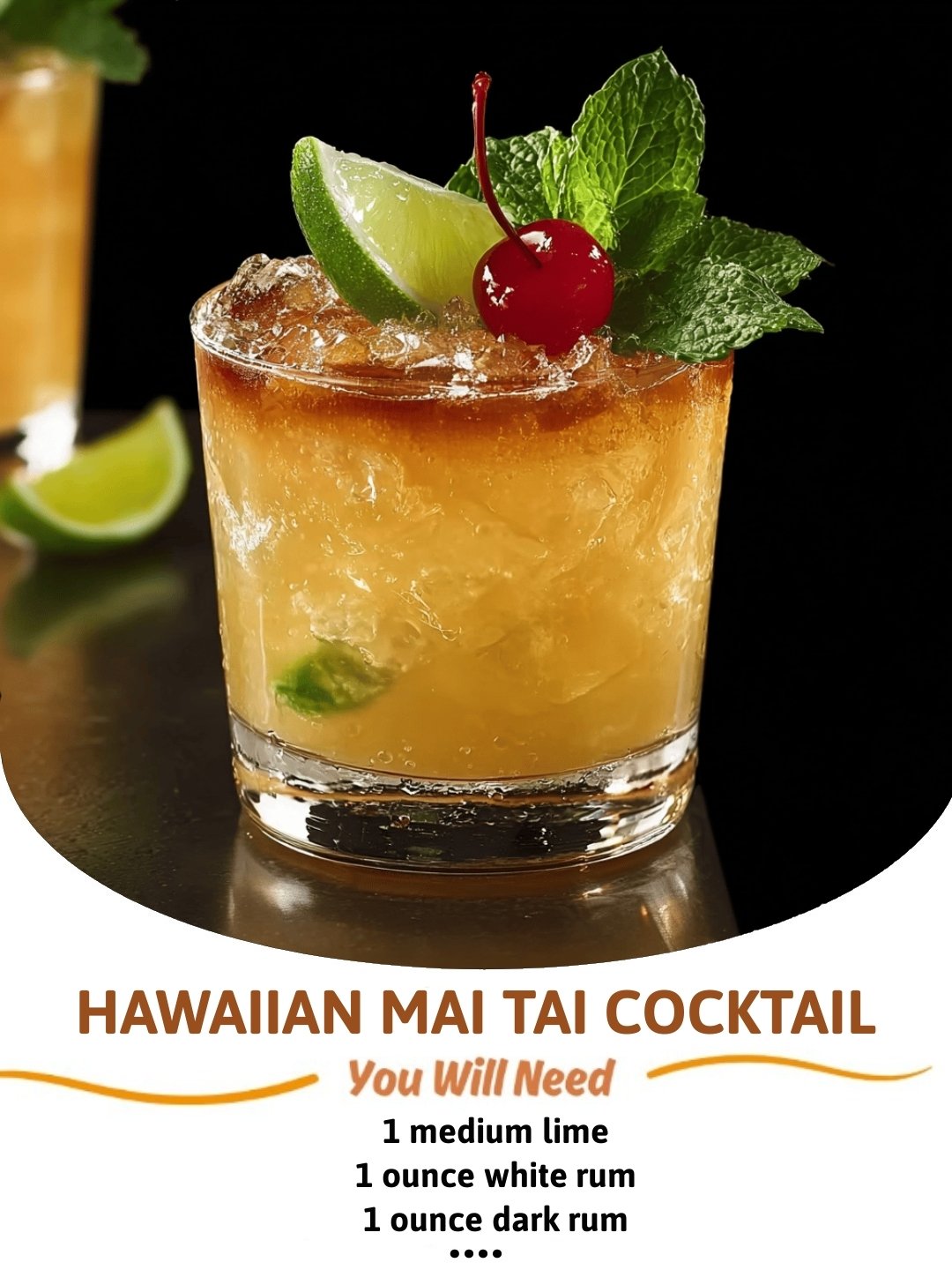 Hawaiian Mai Tai Cocktail - EASY RECIPES