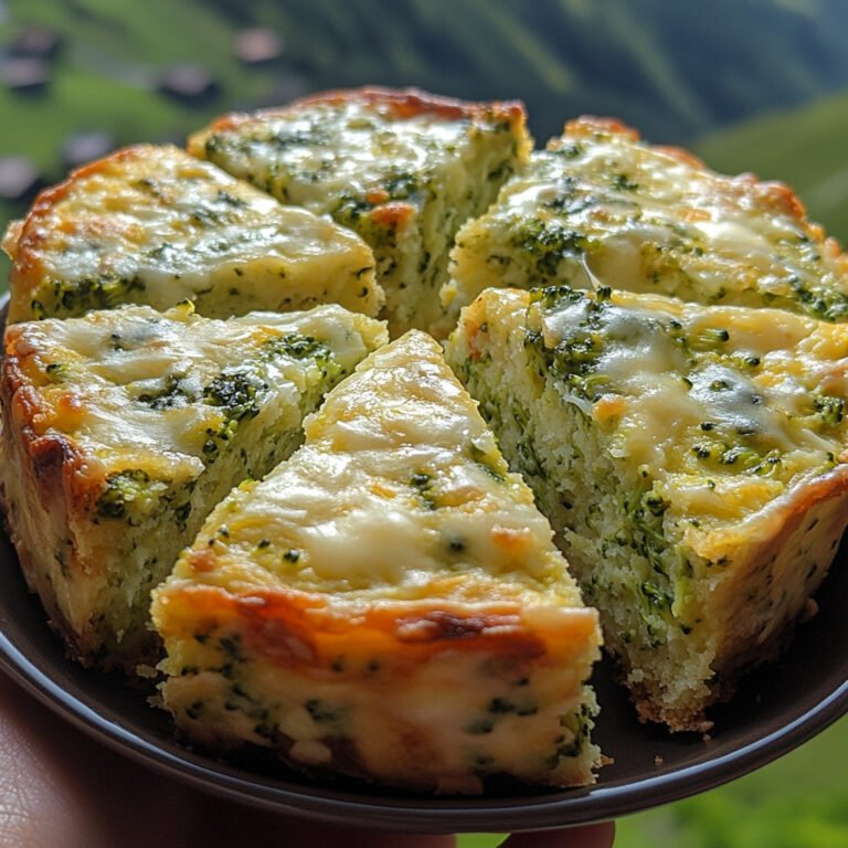 Mediterranean Broccoli Cheese Cornbread - EASY RECIPES