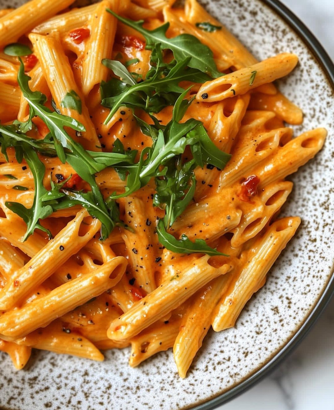 Vegan Roasted Red Pepper Pasta - EASY RECIPES