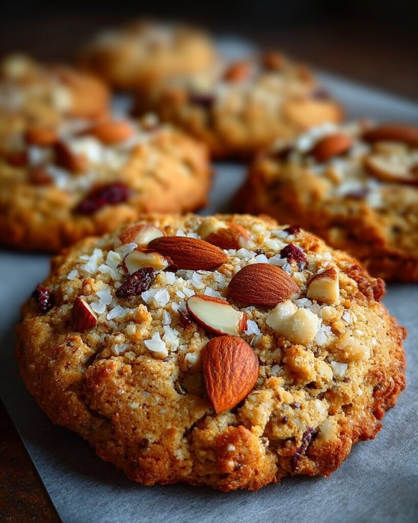 Golden Crunch Nut & Seed Energy Cookies - EASY RECIPES