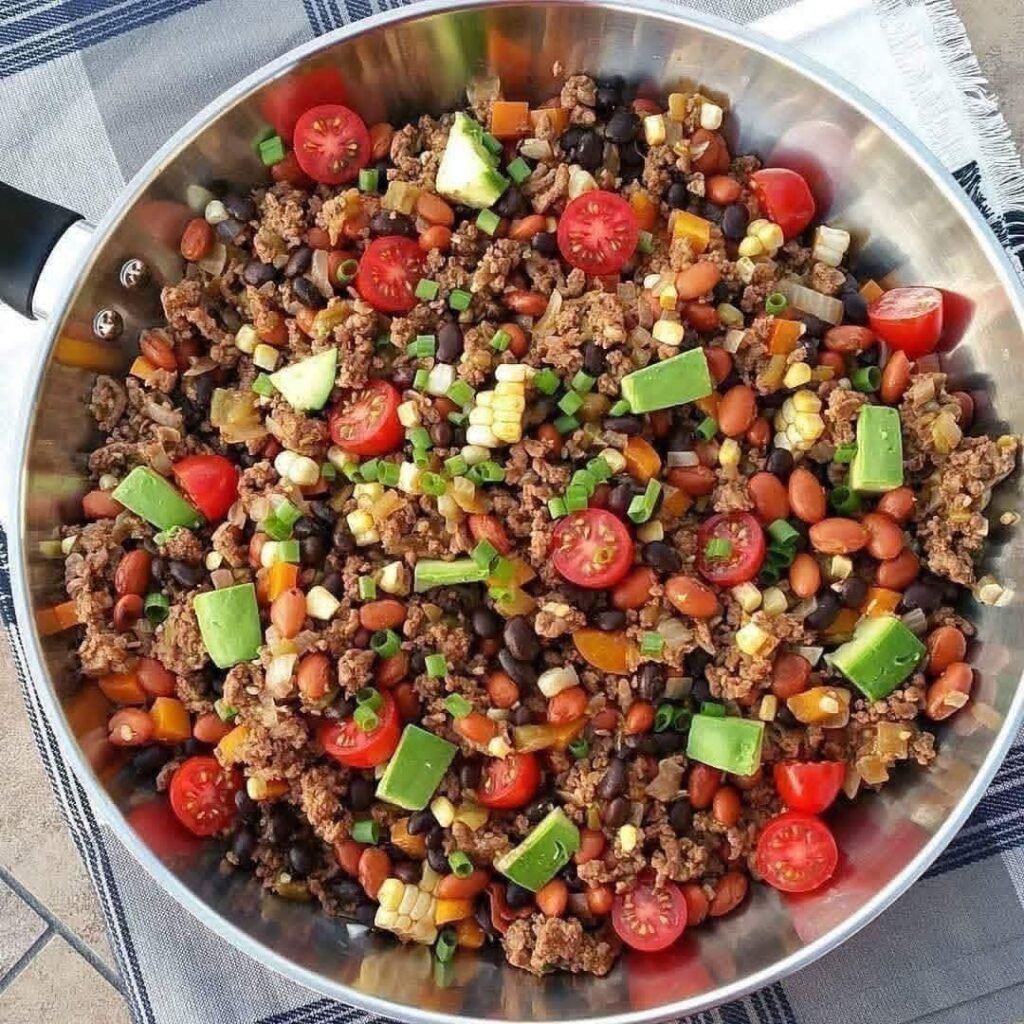 Mediterranean Taco Skillet - EASY RECIPES