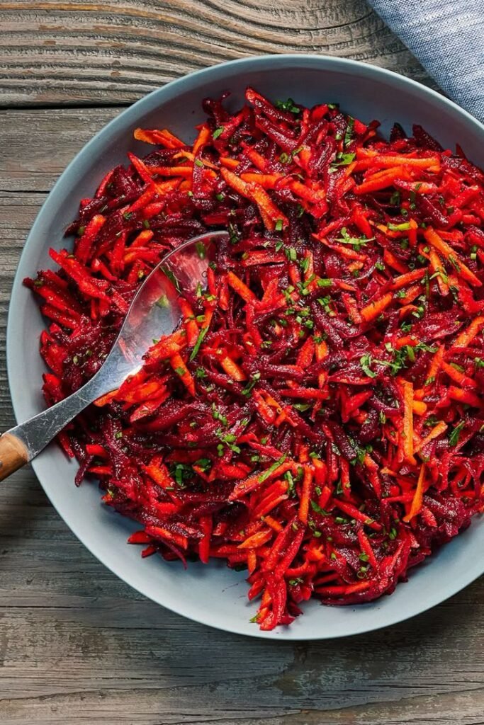 Grated Beet and Carrot Salad - EASY RECIPES